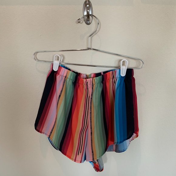 Judith March | Shorts | Judith March Serape Stripe Shorts | Poshmark